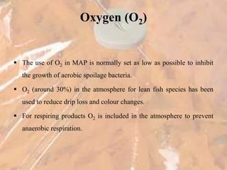 Application of map and cap in food products | PPTX