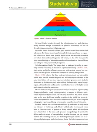 Application Of Maslow S Hierarchy Of Needs In A Historical Context Case ...