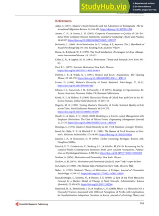 Application Of Maslow S Hierarchy Of Needs In A Historical Context Case Studies Of Four ...