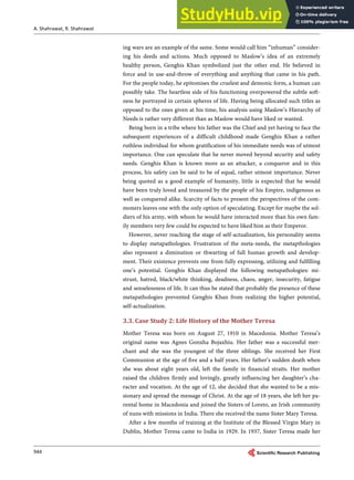 Application Of Maslow S Hierarchy Of Needs In A Historical Context Case ...