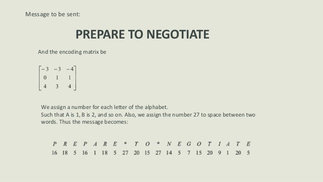 Application of Matrices on Cryptography