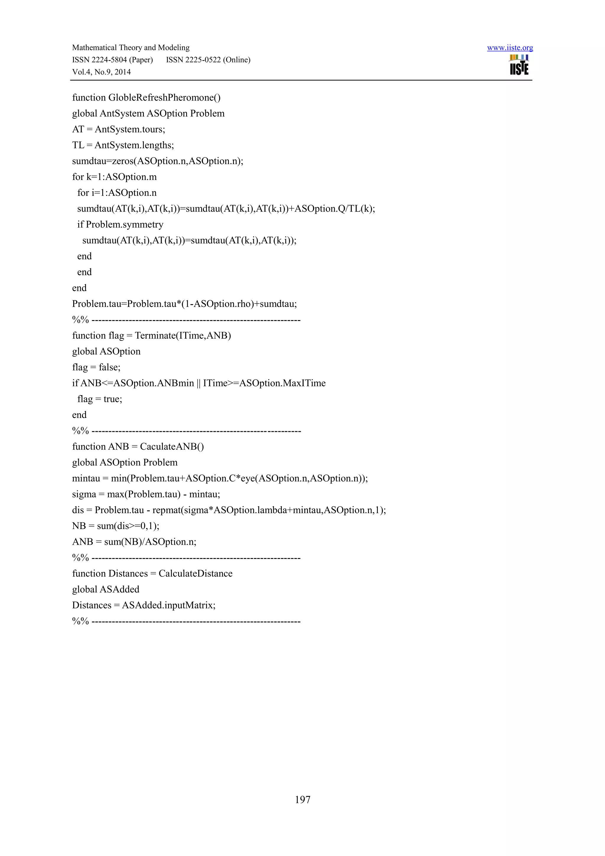 Application Of Max Min Ant System In Modelling The Inspectional Pdf