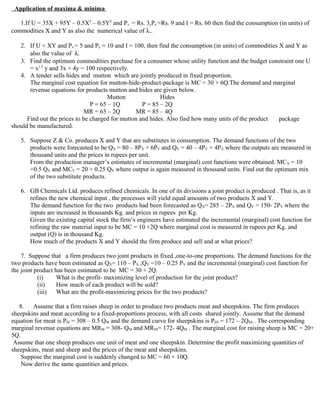 Application of maxima | PDF