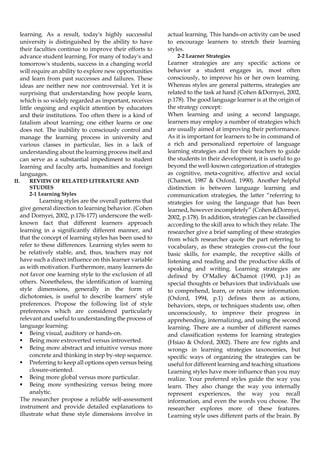 Application of memletics and grasha riechmann learing style | PDF