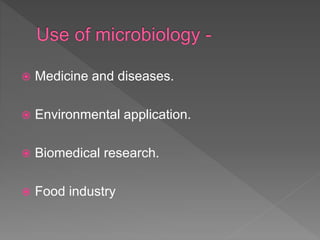 APPLICATION OF MICROBIOLOGY.pptx