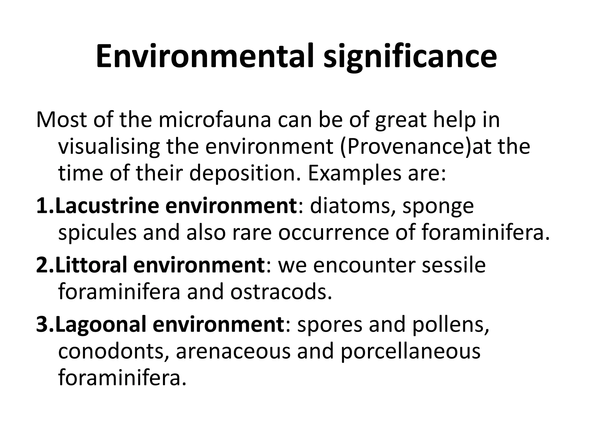 Application of microfossil in fossil fuel exploration | PPTX
