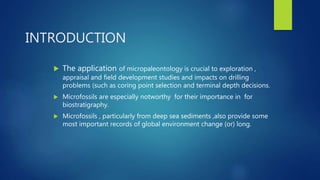 Application micropaleontology in paleogeography | PPTX