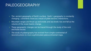 Application micropaleontology in paleogeography | PPTX