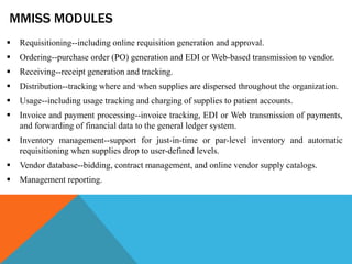 Application of mis in material mangement and marketing | PPTX