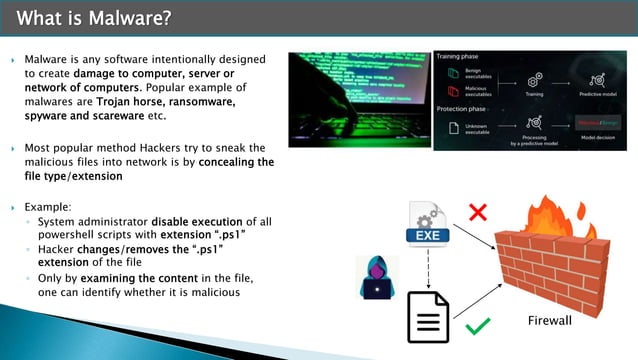 Application of Machine Learning in Cybersecurity | PPTX