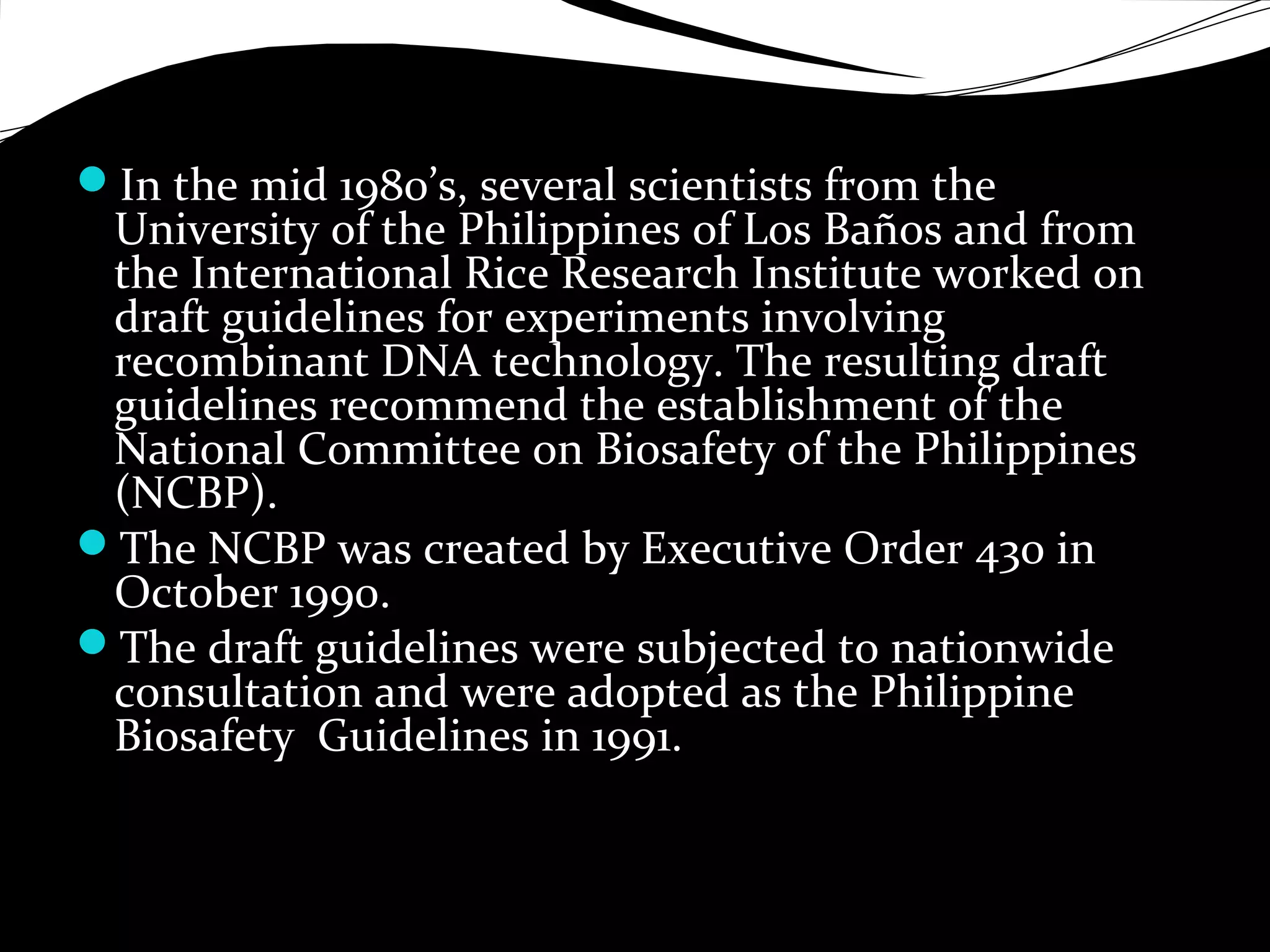 Application of modern biotechnology | PPT