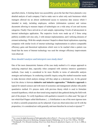 Application Of Multiple Case Study Method In Doctoral Dissertation | PDF