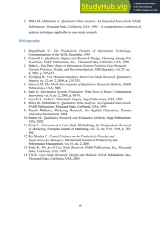 Application Of Multiple Case Study Method In Doctoral Dissertation | PDF