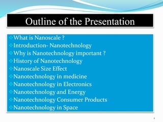 Application of nanotechnology | PPTX