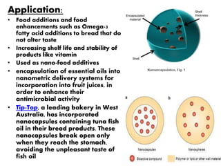 Application of nanotechnology in food processing | PPTX