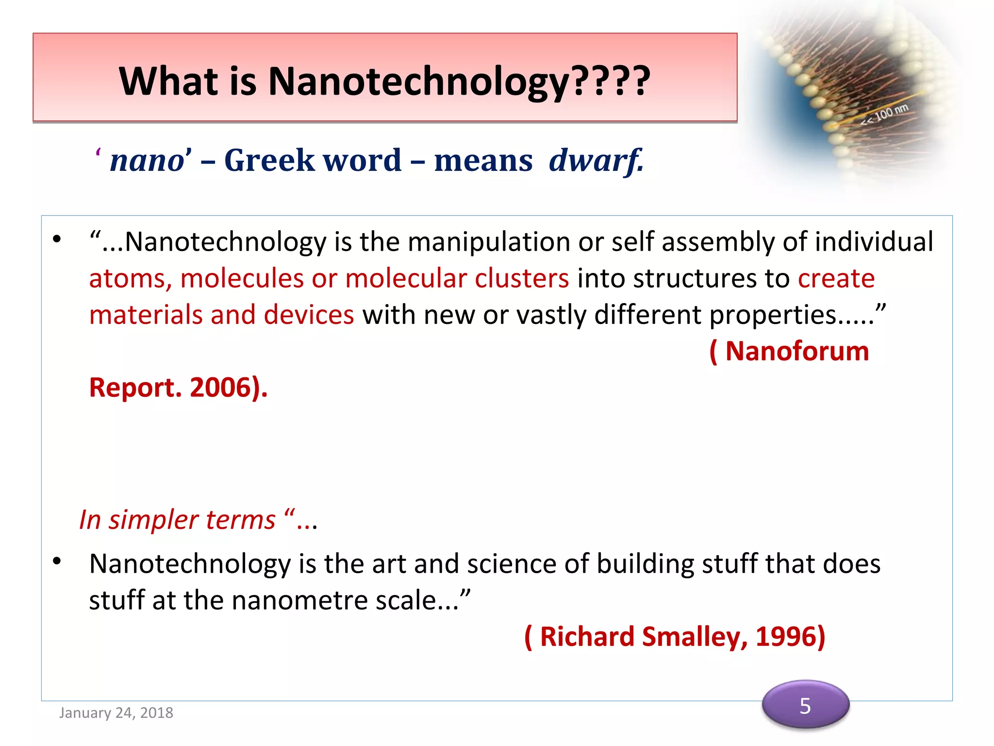 Application of nano technology in medicinal and aromatic crops | PPT