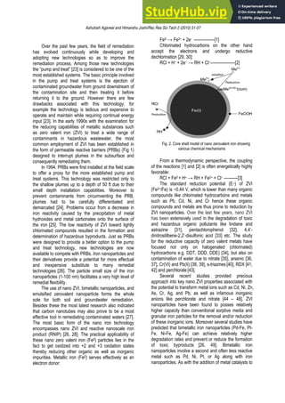 Application Of Nanotechnology In The Remediation Of Contaminated ...