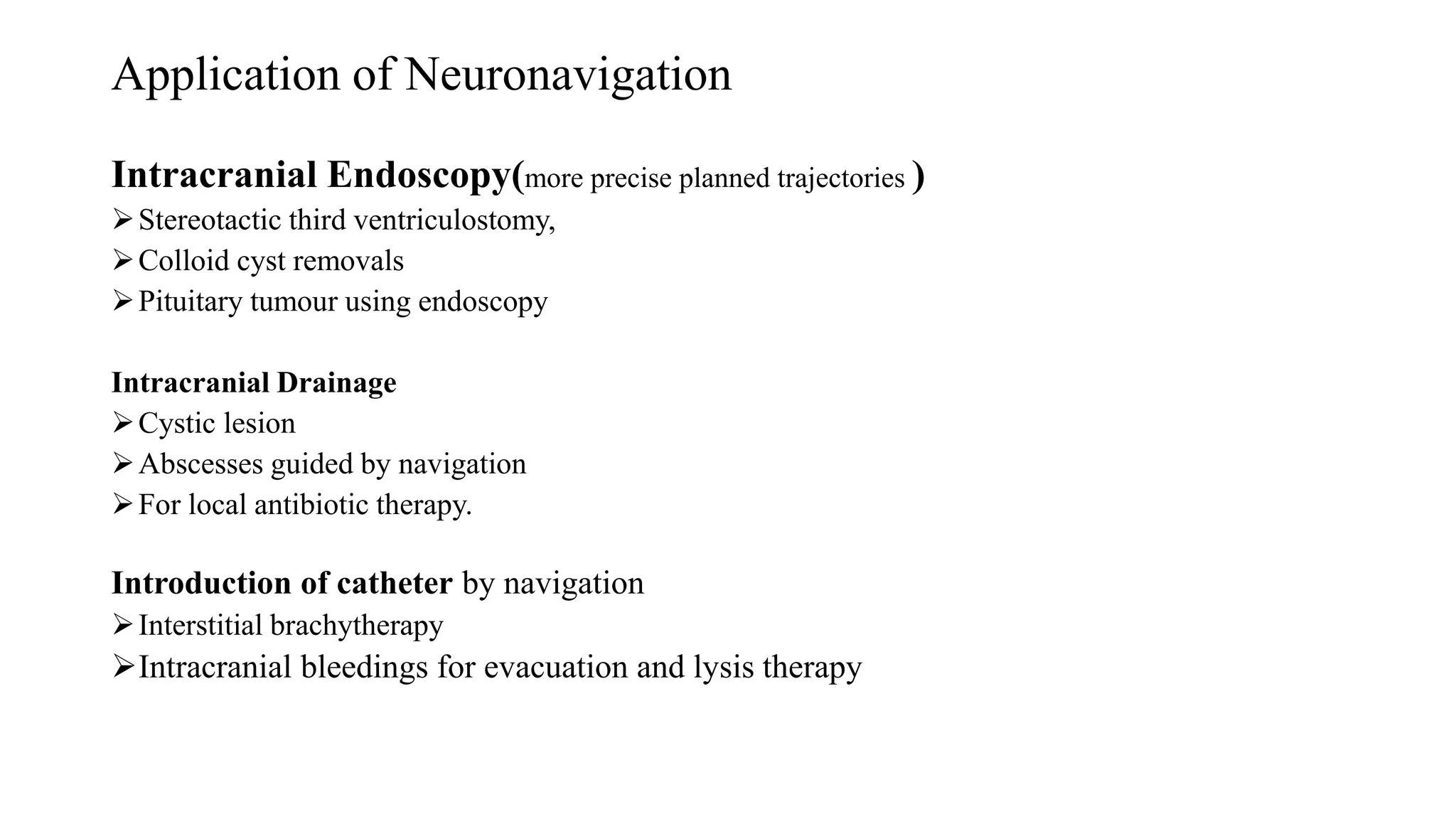Application of Neuronavigation in Brain Surgery | PPTX