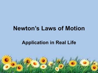 Application of newton's laws | PPTX | Physics | Science