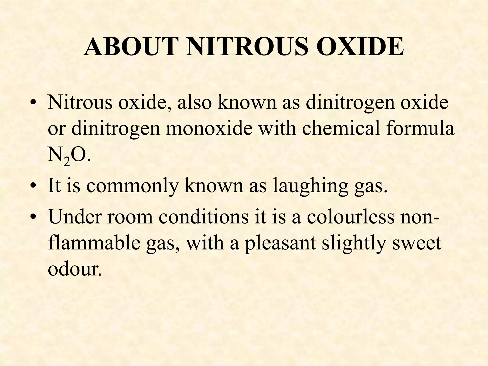 Application of nitrous oxide in automobiles ppt | PPT