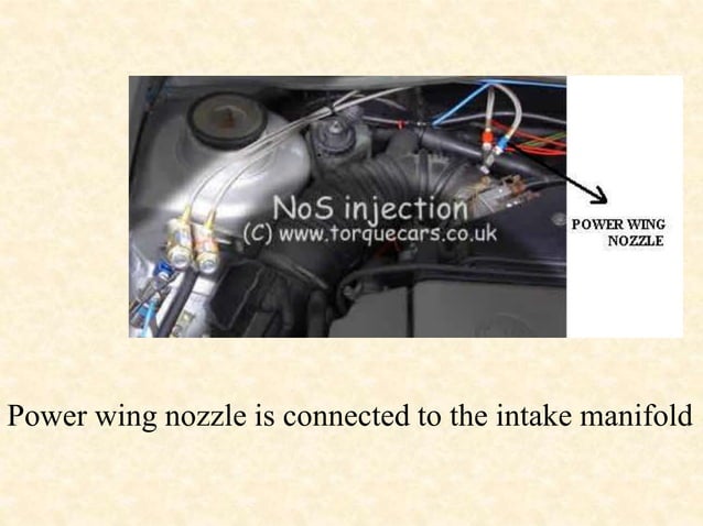 Application of nitrous oxide in automobiles ppt | PPT