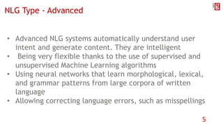 Application of NLG in e commerce | PPT