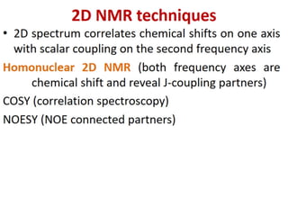 Application of NMR spectroscopy in structure elucidation..pptx