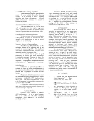 Application of nn to power system | PDF