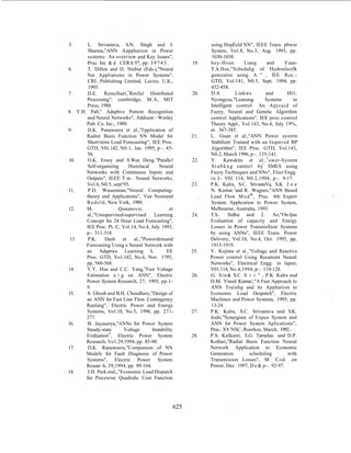 Application of nn to power system | PDF