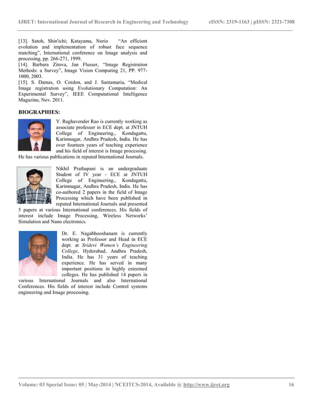 Application Of Normalized Cross Correlation To Image Registration Pdf