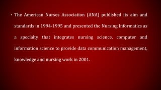 Application of Nursing Informatics in the Health Care Delivery System ...