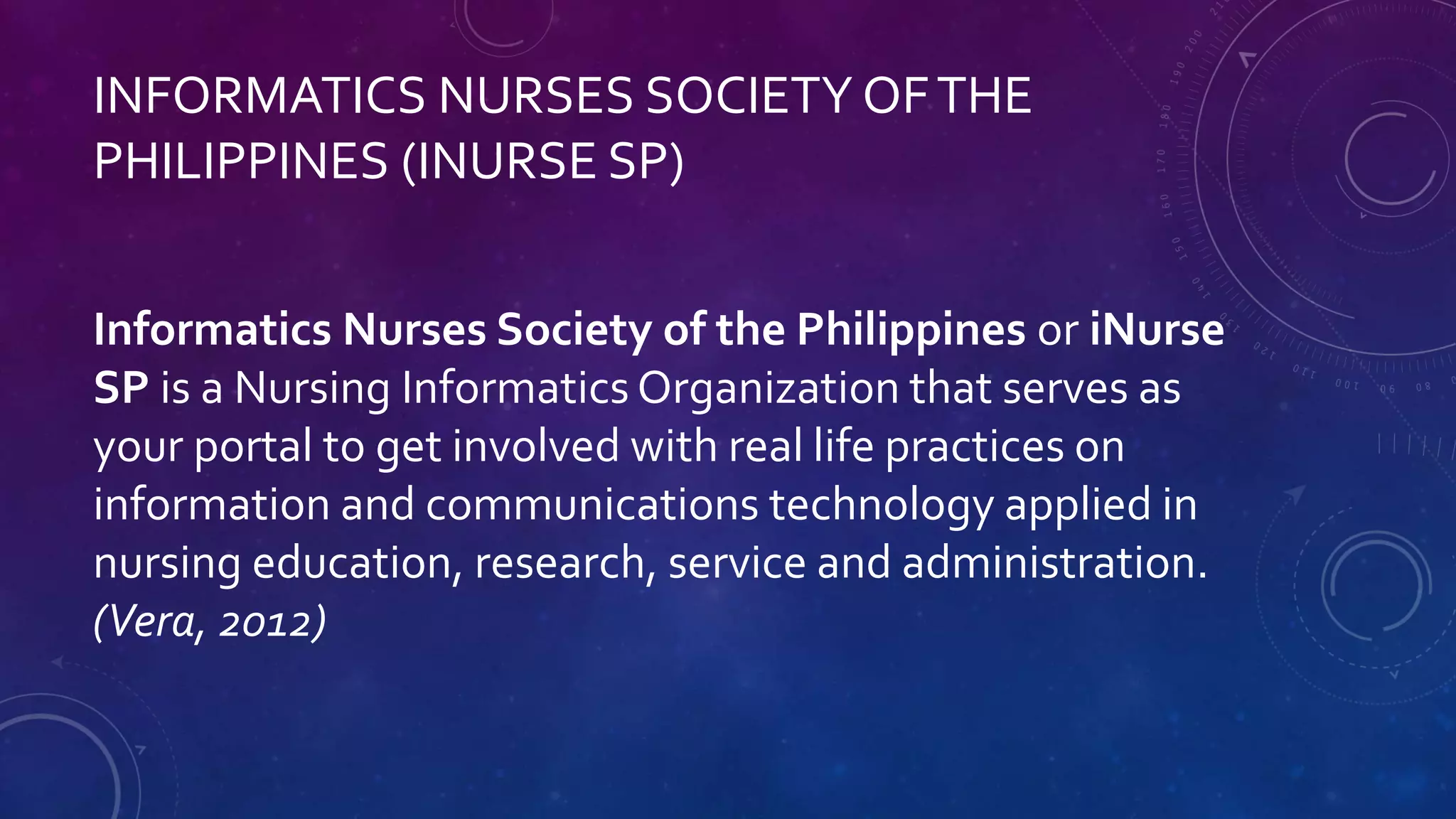 Application of nursing informatics | PPTX