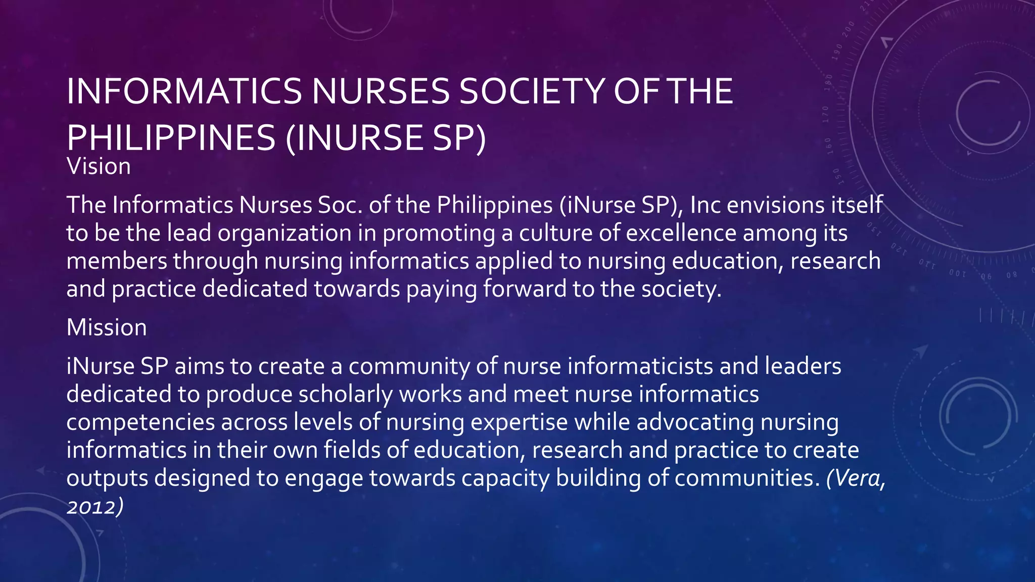 Application of nursing informatics | PPTX