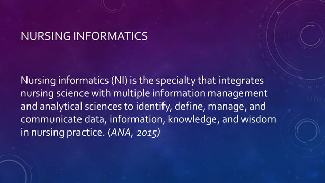 Application of nursing informatics | PPTX | Healthcare Industry ...