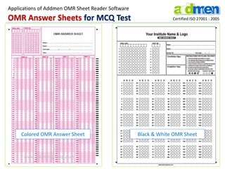 Application of omr software | PPT