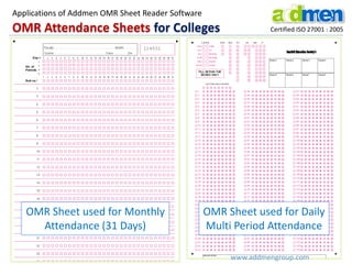 Application of omr software | PPTX
