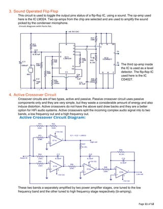 Application of operational amplifier | PDF