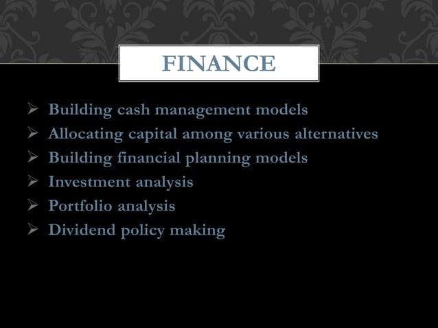 Application of Operations Research | PPTX