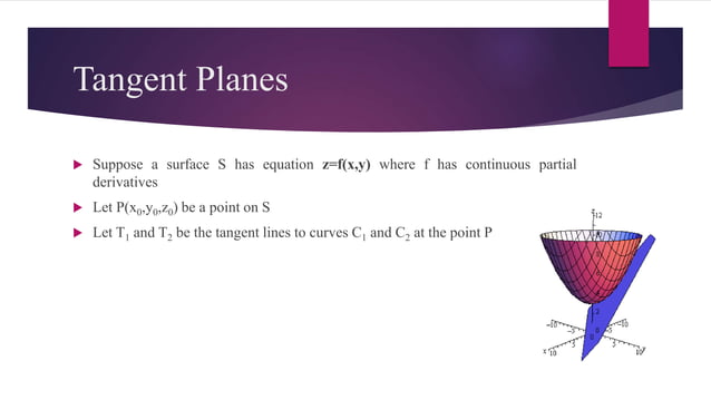 Application of partial derivatives | PPTX