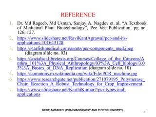 APPLICATION OF PCR(SEMINAR).ppt