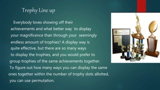 Application of permutation in real life | PPTX