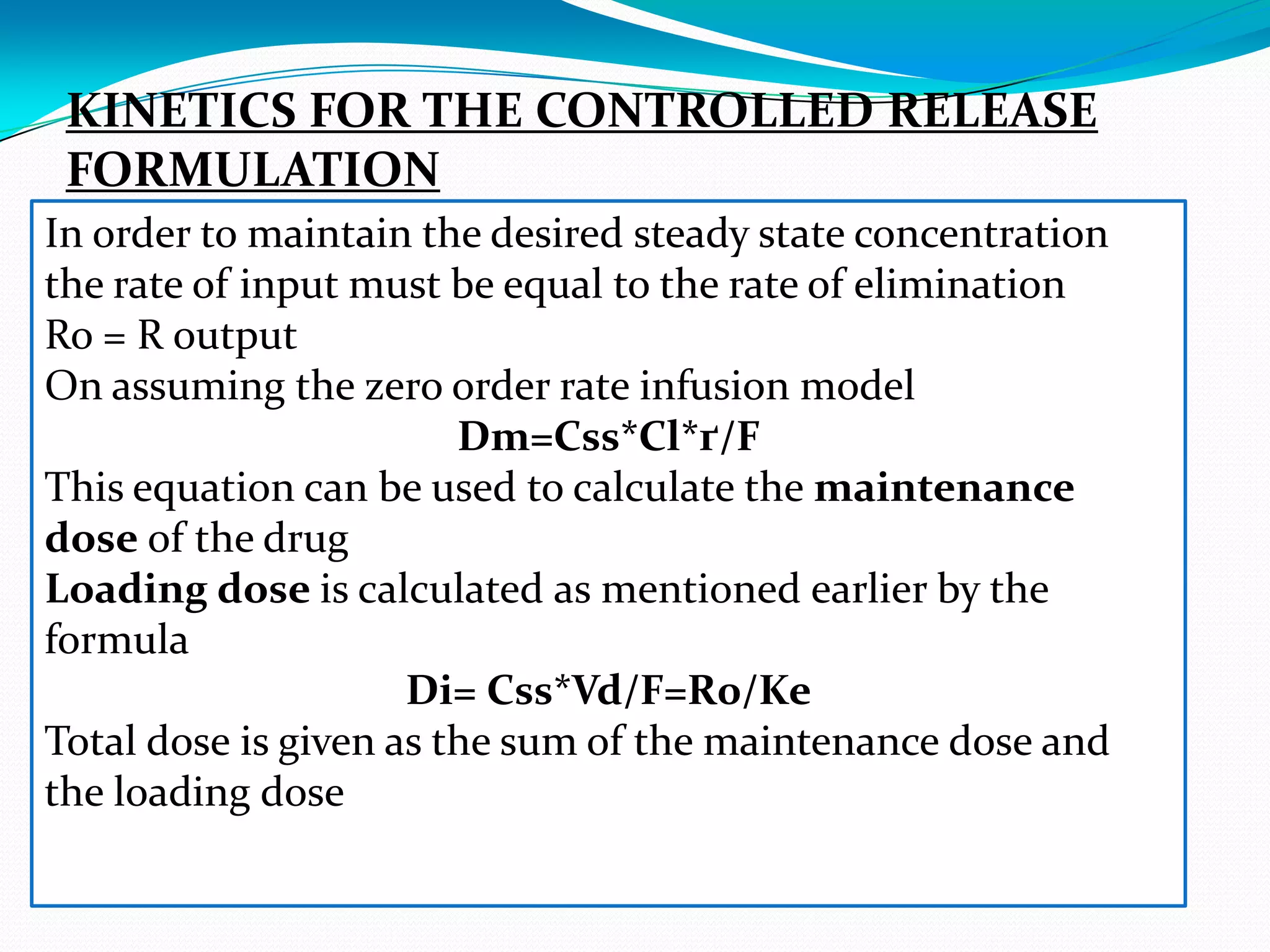 Application of pharmacokinetics | PDF