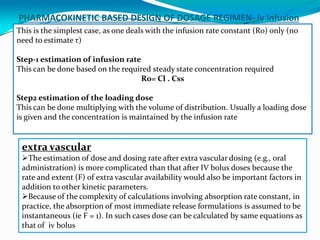 Application of pharmacokinetics | PDF