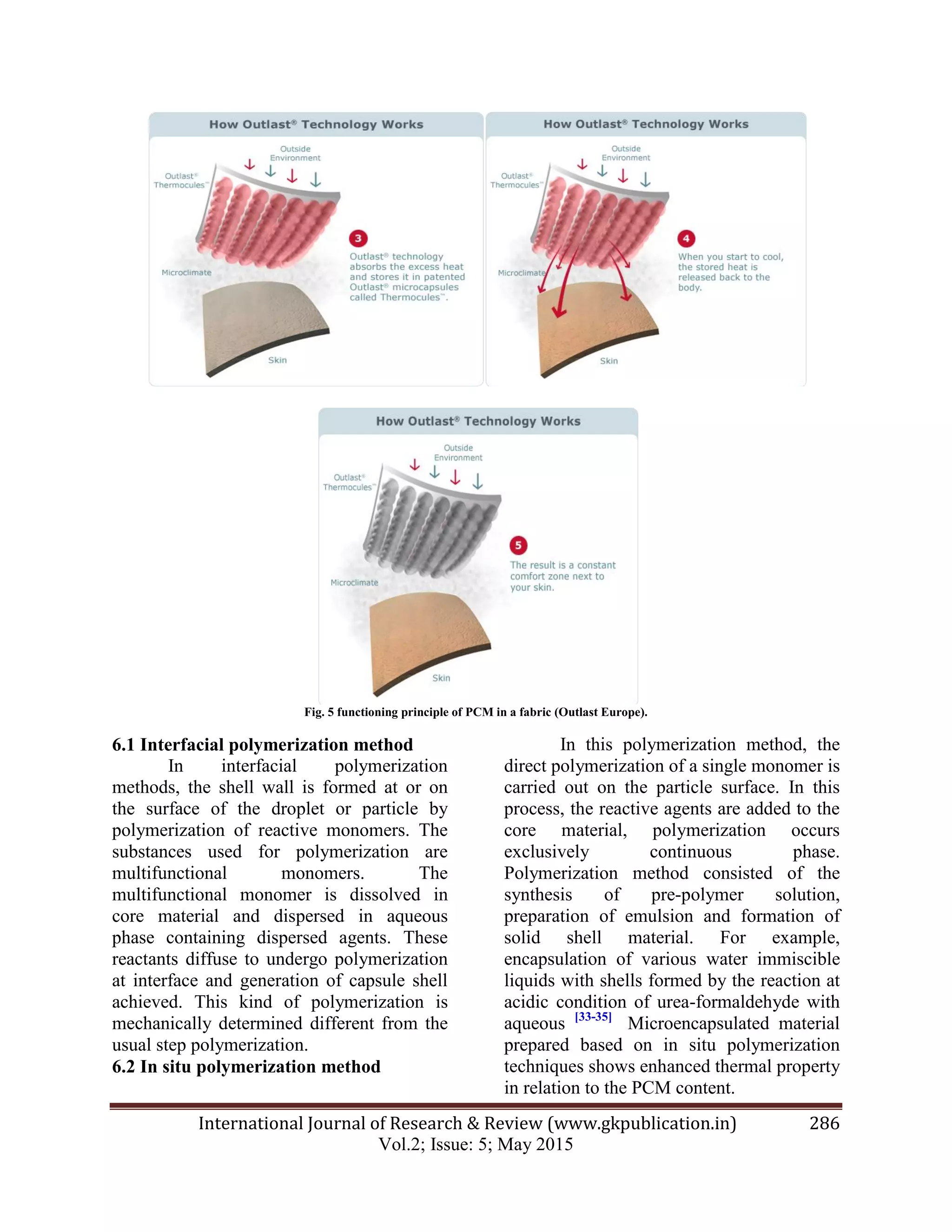 Application of Phase Change Materials in Textiles: A Review | PDF