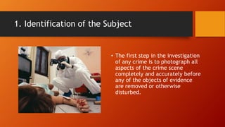 Application of Photography to Law Enforcement | PPTX | Photography ...