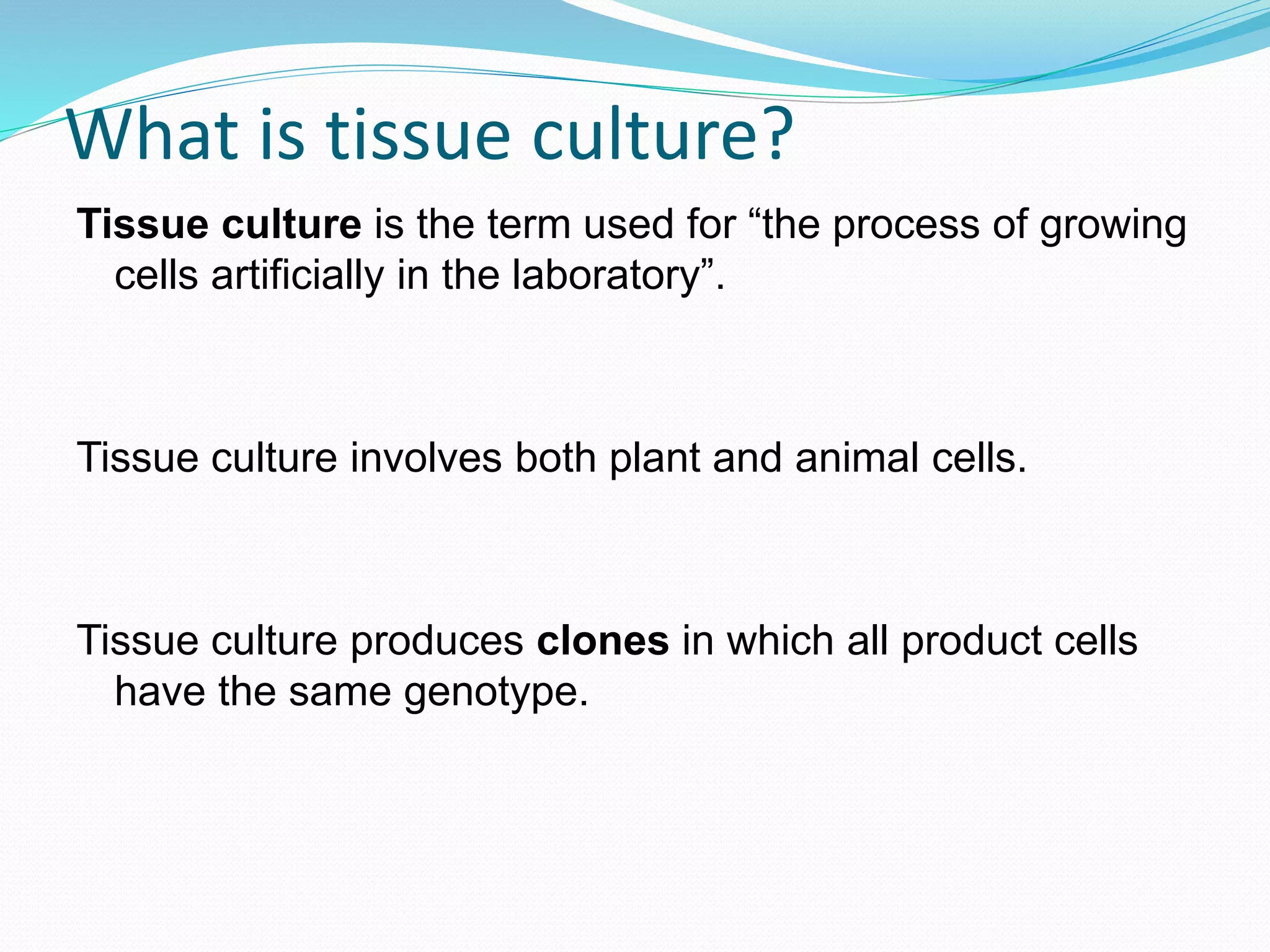 Application of plant tissue culture/ micro-propagation | PPTX