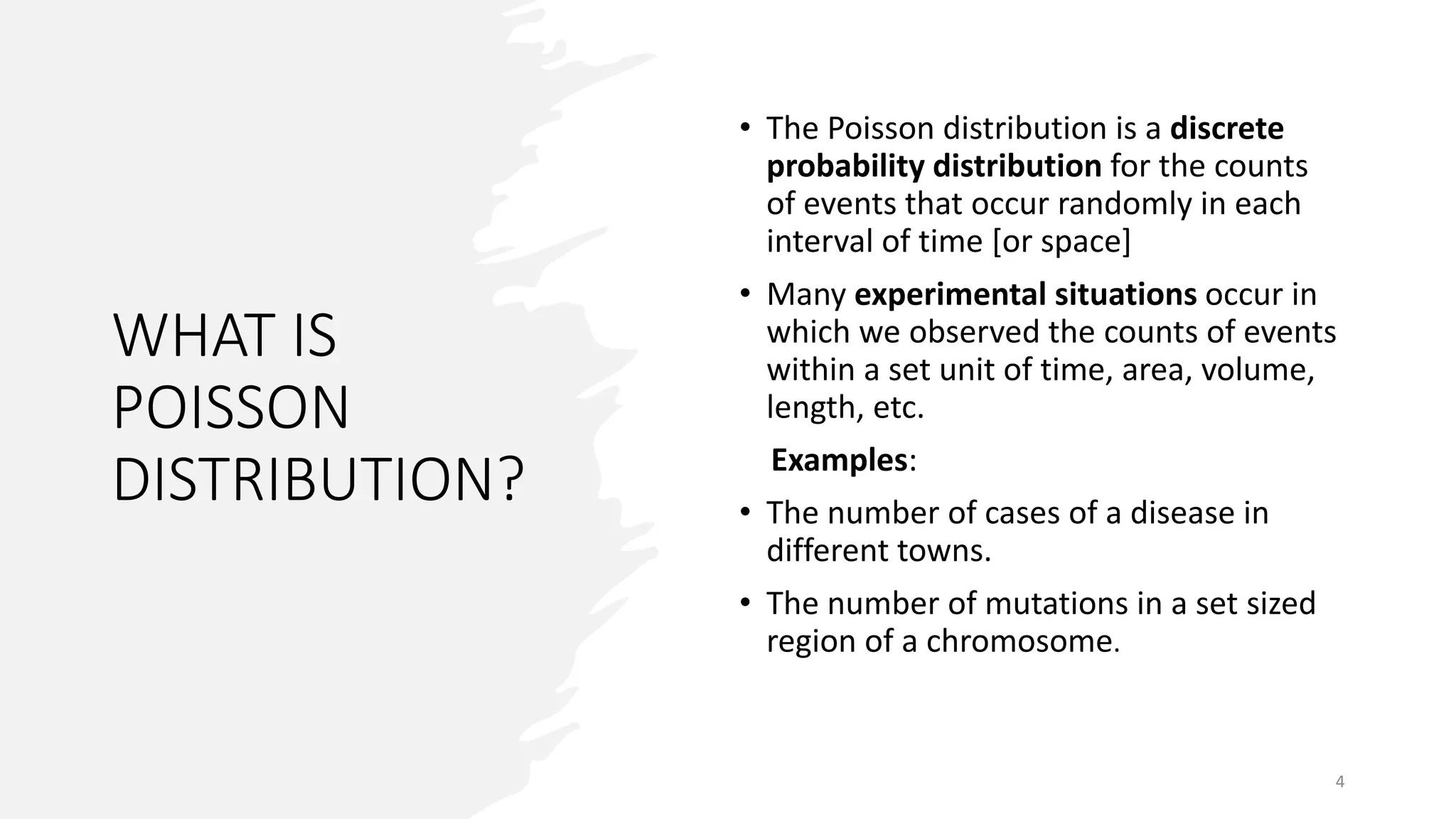 APPLICATION OF POISSON DISTRIBUTION | PPTX
