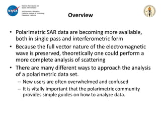 TU1.L09.1 - APPLICATION OF POLARIMETRIC SAR TO EARTH REMOTE SENSING | PPTX