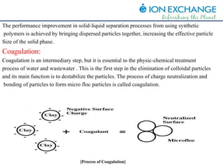 Application of polymeric flocculant in waste water treatment | PPTX