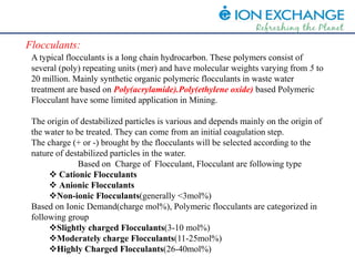 Application of polymeric flocculant in waste water treatment | PPT